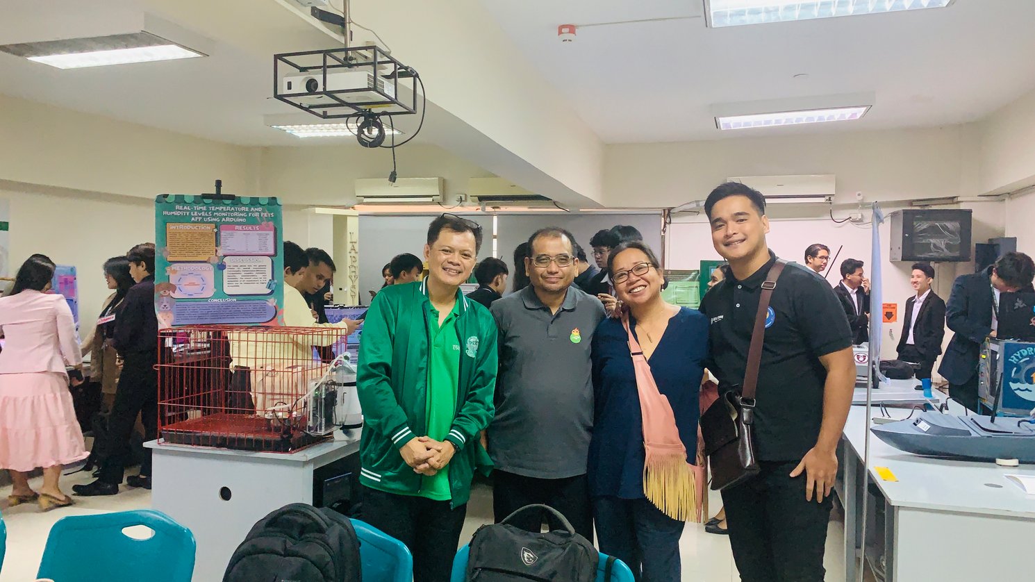 GetCre8ive Judges at the OLFU CCS - Valenzuela Research Exhibit 2023